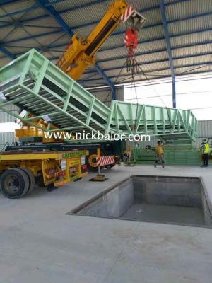 China Scrap cardboard baler waste plastic compactor used books baler machine for sale