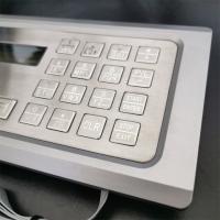 China ISO90001 Metal Button Keyboard For Fuel Dispenser In Gas Station for sale