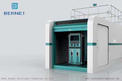 China Bernet brand 20m³single fuel dispenser double nozzle diesel skid gas station for sale