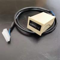China Highly sensitive 6+1 digit mechanical cumulative mechanical totalizer for fuel dispenser in petrol gas station for sale