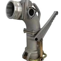 China Bernet API07 Portable Operation Wear-resistant Bottom Unloading Adaptor Valve for Oil Tanker for sale
