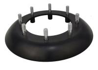 China Bernet Durable Iron Steel 8 holes Bottom Valve Flange for Fuel Tanker for sale