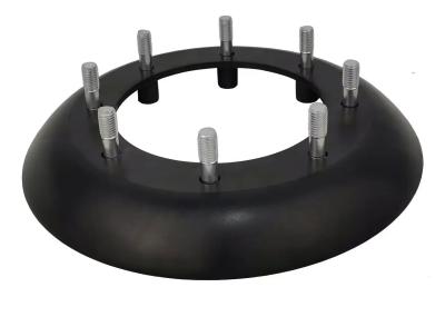 China Bernet Durable Iron Steel 8 holes Bottom Valve Flange for Fuel Tanker for sale