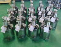 China 1000L Stainless Steel Movable With Rollers Measuring Can for Gas Station Industrial Liquid for sale
