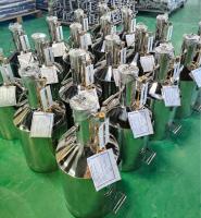 China 1000L Stainless Steel Movable With Rollers Measuring Can for Gas Station Industrial Liquid for sale