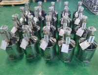 China 5 Liter Handheld Type Stainless Steel Narrow Mouth Measuring Tank for Gas Station for sale