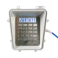 China Bernet 22 Keys Smart Stainless Steel Vertical Keyboard for Fuel Dispenser for sale