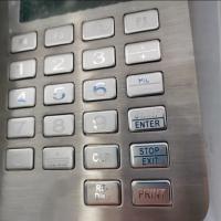 China Bernet 22 Keys Smart Stainless Steel Vertical Keyboard for Fuel Dispenser for sale