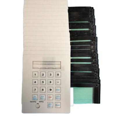 China Bernet High Quality 12 Keys Control Panel Keypad Membrane for Fuel Dispenser for sale
