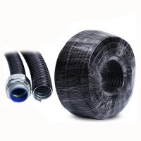 China High Flexibility Plastic Coated Metal Hose -40°C To 120°C Temperature Range Metal and Plastic Covered for High Temperature for sale