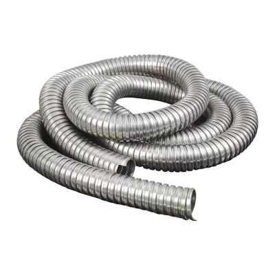 China PVC Clad Stainless Steel Flexible Electrical Conduit For Flanged Connection In Food And Beverage Industry for sale
