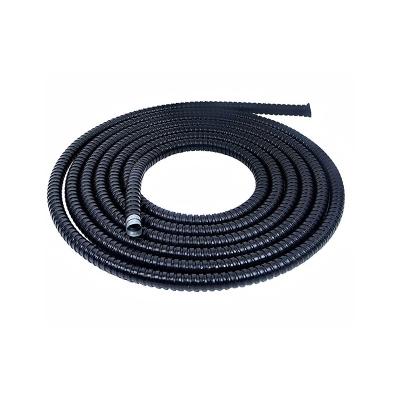 China Electric Cable Wire Protection Plastic Coated Metal Hose with Flanged Connection Type and ISO 9001 Certifications for sale