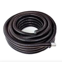 China Electric Cable Wire Protection Plastic Coated Metal Hose with Flanged Connection Type and ISO 9001 Certifications for sale