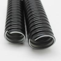 China Wavy Shape Structure Plastic Coated Metal Hose for High Corrosion Resistance and Plastic Coating for sale