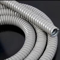 China Liquid Type Flexible Metal Conduit Strong Tensile Strength In Black Grey White For Versatile Wiring Solutions for sale