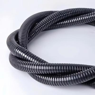 China Round Head Code Flexible Pvc Coated Steel Conduit With Threaded Hose Connection And Metal Hose Cover for sale
