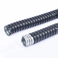 China Water Resistant PVC Coated Flexible Hose with PVC Coating Material in Black for sale