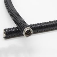 China Water Resistant PVC Coated Flexible Hose with PVC Coating Material in Black for sale