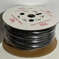 China Black PVC Coated Flexible Hose For Abrasion Resistance In Industrial Environments for sale