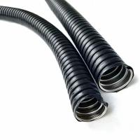 China Chemical Resistant PVC Coated Flexible Hose 150PSI Pressure Rating 50 Feet Length for sale