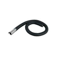 China Black Plastic Coated Flexible Hose For Corrosive Environments Pvc Coated Metal Conduit for sale