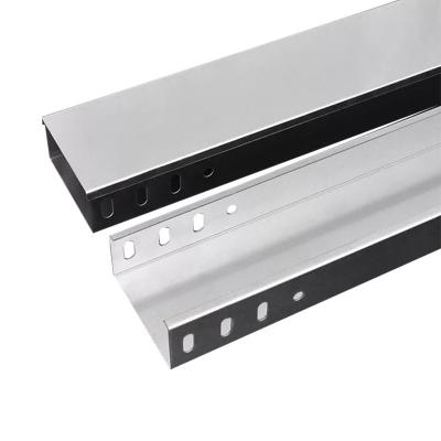 China 50-1000mm Cable Tray Solid For Cable Management And Organization Fire Resistant Cable Tray for sale