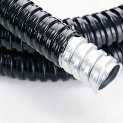 China Highly Durable Anti Corrosion Plastic Coated Flexible Metal Conduit Metallic Flexible Hose for sale