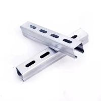 China 80-300mm Height Slotted Steel C Channel For Durable Construction 20mm Curl Width Excellent Corrosion Resistance for sale