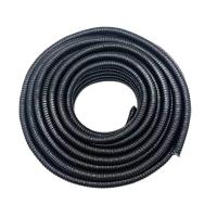 China UV Resistant PVC Coated Flexible Hose Pressure Rating 150PSI Black for High Pressure for sale