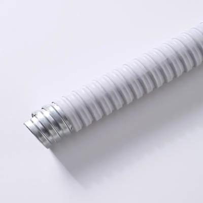 China Electric Cable Wire Flexible Steel Conduit 20mm With Threaded Hose Connection 3/8 for sale