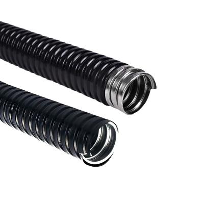 China Plastic Coated Flexible Hose Metal Conduit For Extreme Temperature Environments for sale