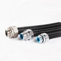 China External PVC  Anti Corrosion Flexible Metal Conduit For Chemical Resistance for sale