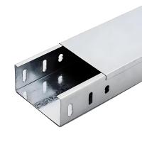 China Fire Resistance Metal Cable Tray With Cover ISO9001 Certified  Ss Cable Tray For Cable Organization for sale