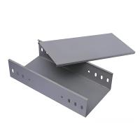 China 2 Inches Depth Galvanized Finish Metal Cable Tray For Commercial Buildings for sale