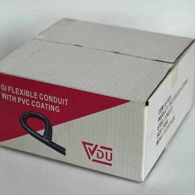 China Metal Inner Core Corrugated Electrical Metal Flexible Conduit 3/8 For High Temperature for sale