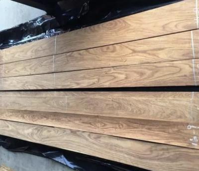 China Kosso Ambila Natural Wood Veneer 8-40cm Width for Furniture Production for sale