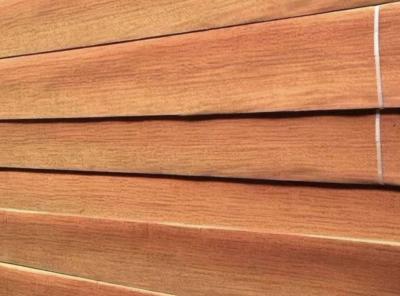 China Burmese Pear Natural Wood Veneer 0.5m-3.6m Moisture Resistant for Furniture and Interior Decoration for sale