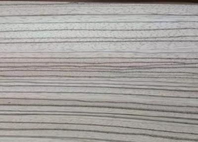 China Zebrano Natural Wood Veneer 0.5m-3.6m Length for Luxury Furniture Manufacturing for sale