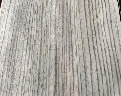 China Zebrano Natural Wood Veneer 0.5m-3.6m Length for Luxury Furniture Manufacturing for sale