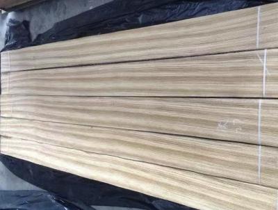 China Zebrano Natural Wood Veneer 8-40cm Width 0.5-3.6m Length for Furniture for sale