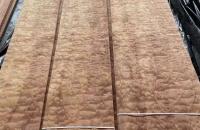 China Macore Pomelle Natural Wood Veneer Sheets 0.52mm for Furniture Decoration for sale