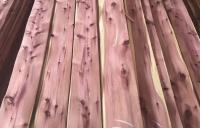 China Aromatic Red Cedar Natural Wood Veneer 50C Thickness for Furniture Wardrobes for sale