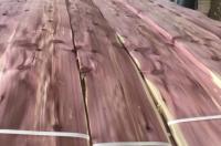 China Aromatic Red Cedar Natural Wood Veneer 50C Thickness for Furniture Wardrobes for sale