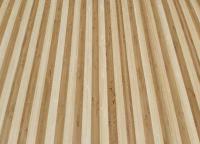 China Zebra Patterned Bamboo Veneer Sheets 2500x430mm High Temperature Carbonization for sale