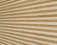 China Zebra Patterned Bamboo Veneer Sheets 2500x430mm High Temperature Carbonization for sale