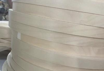 China Birch Wood Veneer Edge Banding 8mm-300mm Width High Flexibility Wear Resistant Non Woven Backed for sale