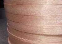 China Augustan Wood Veneer Edge Banding 200m Length 8mm-300mm Width Non-Woven Fabric Backing for sale