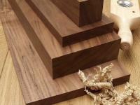 China Walnut Solid Wood Panels 25mm to 65mm Thick Length 2.1m for Furniture Making for sale