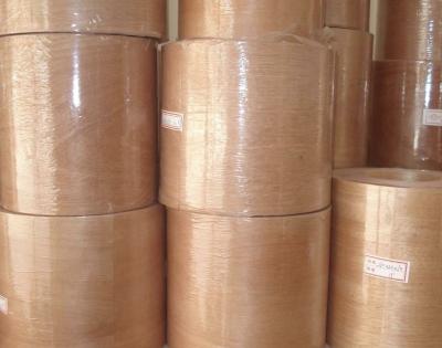 China Non Woven Fabric Wood Veneer Wrapping Veneer 0.1-0.5mm Thickness 1-13m Length for sale