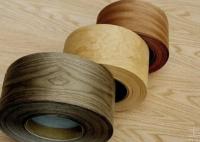 China Lacquer Free Non Woven Fabric Wood Veneer 0.1-0.5mm Thickness for Furniture Decoration for sale